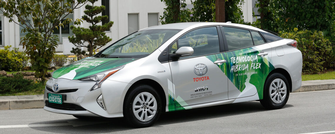 Toyota pushes it's flex-fuel vehicle