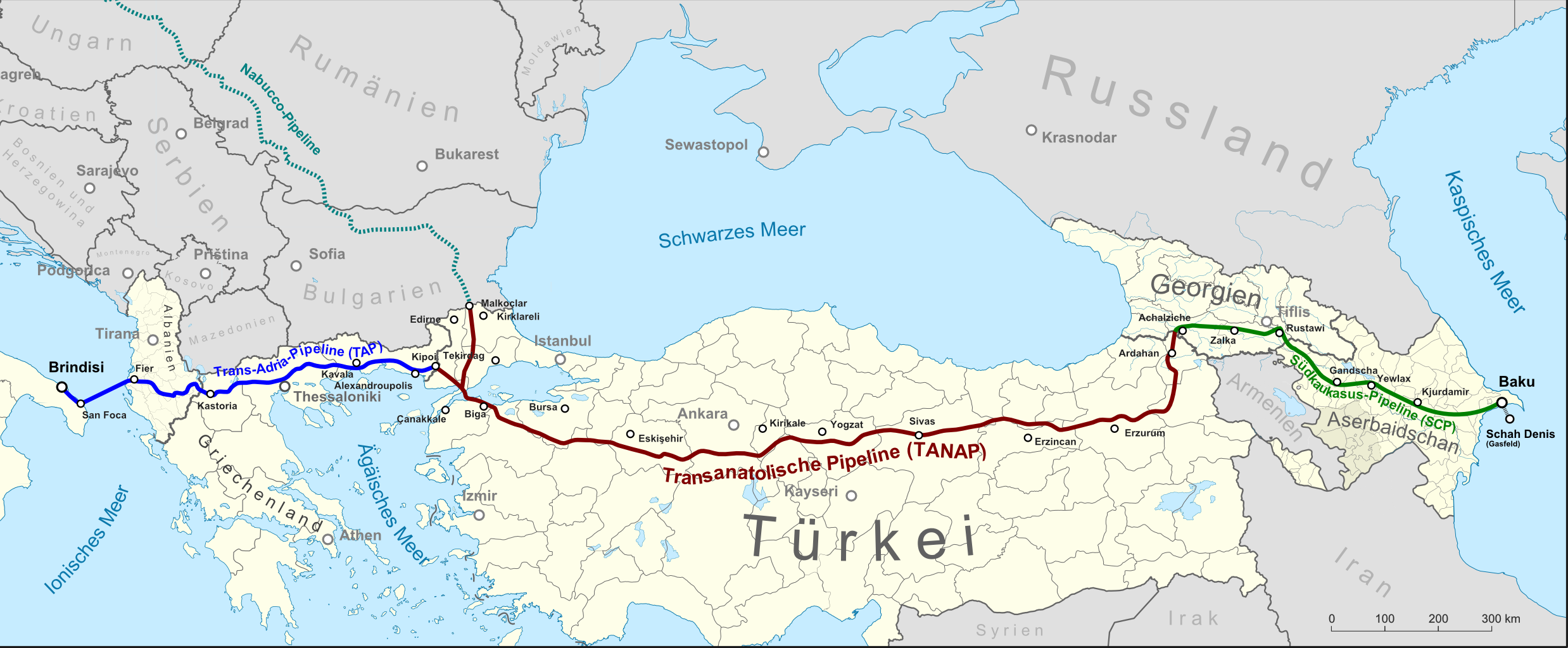 Azerbaijan increases natural gas supplied to the EU via TANAP pipeline